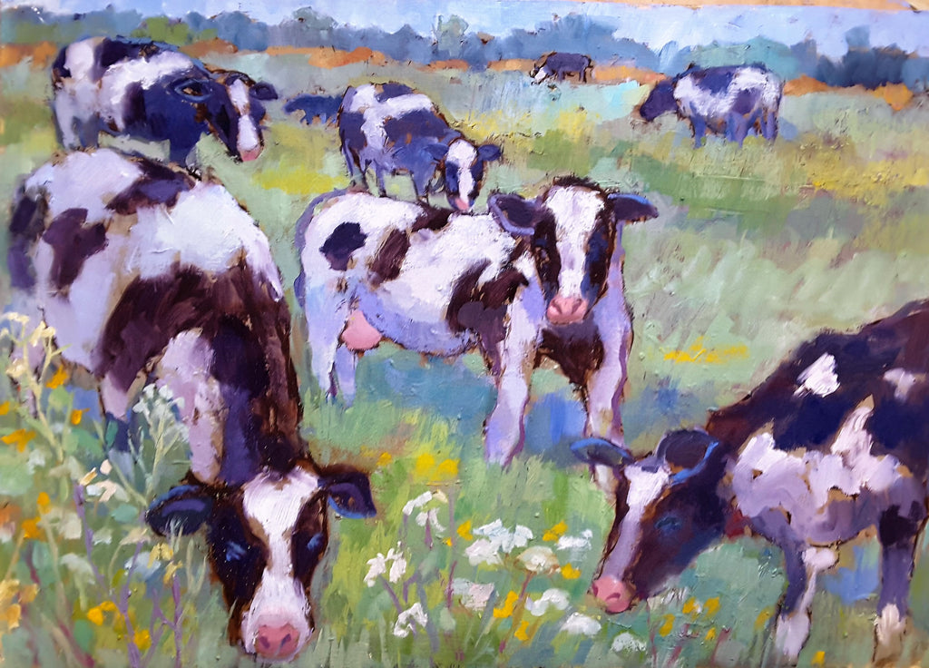 Grazing Cows (Limited Edition Print) – Cove Gallery Weymouth