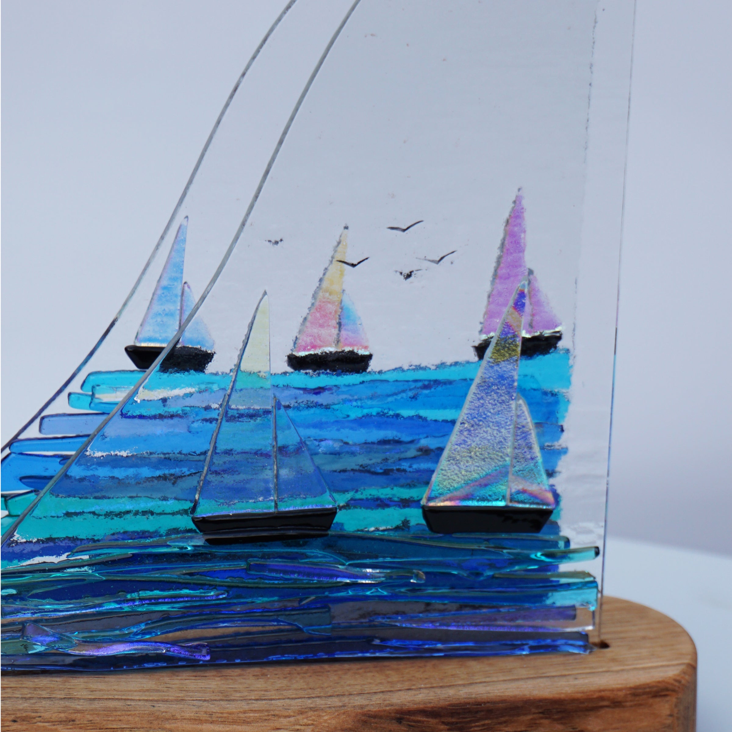 Double Boat Triangle Shaped Panel – Cove Gallery Weymouth
